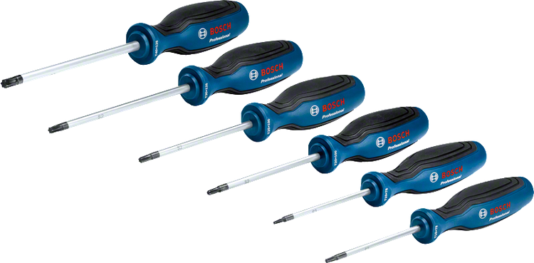Screwdriver Set 6pc TX Screwdriver | Bosch Professional