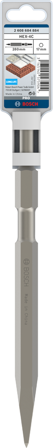 PRO HEX 17-4C Pointed Chisel - Bosch Professional
