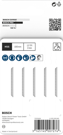 PRO Plastics PC clean T101A Jigsaw Blade - Bosch Professional